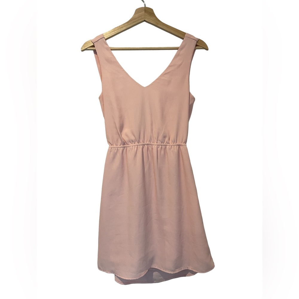 Light Pink Tobi Dress With Low Open Back Size S - Gem